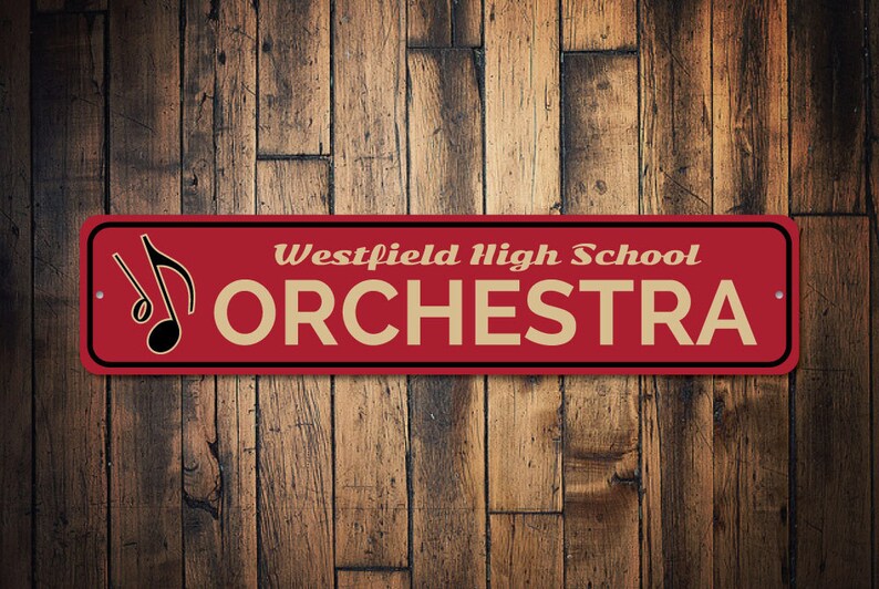 Orchestra Sign Music Note Decor Gift for Musician School - Etsy