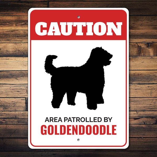 Metal Dog Goldendoodle Sign - Etsy