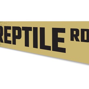 Reptile Road Sign, Reptile Lover, Snakes Decor, Zoo Signs, Zoo Animals ...