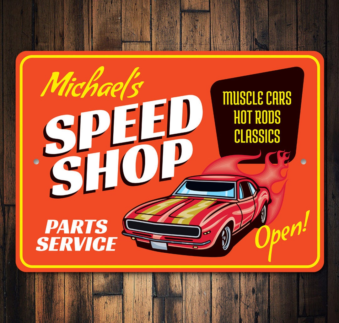 Speed Shop, Personal Speed Shop, Muscle Car Decor, Hot Rod Lovers, Hot ...