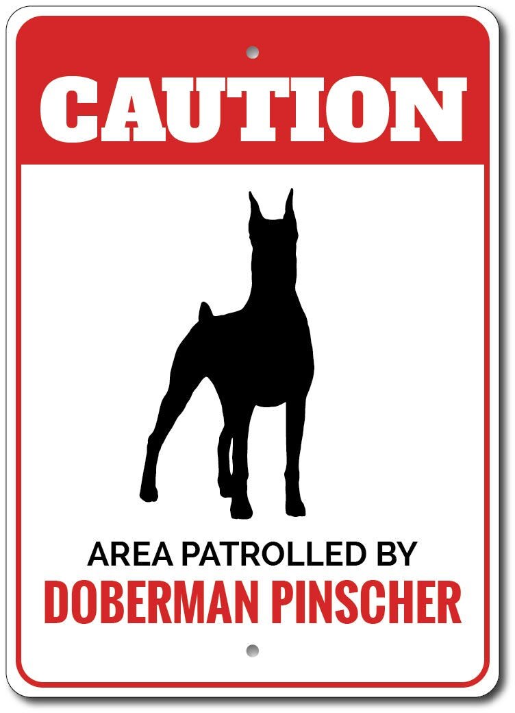Doberman Pinscher Sign Doberman Pinscher Decor Doberman - Etsy