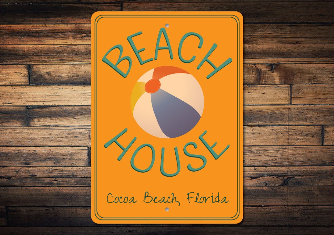 Favorite Beach Sign, Beach Ball Sign, Beach House Sign, Custom Beach ...