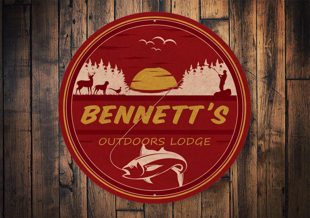 Custom Outdoor Lodge Sign, Outdoor Lodge, Lodge Gift, Rustic Lodge Sign ...