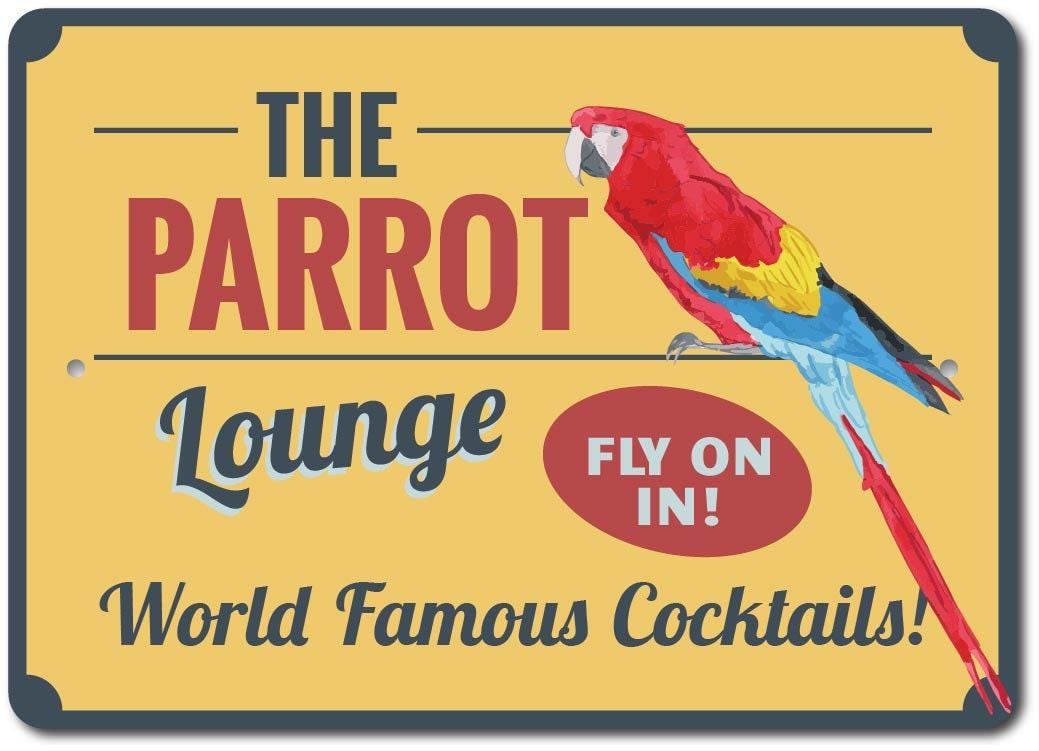 Parrot Lounge Sign, Parrot Lover Gift, Parrot Owner Sign, Parrot Decor ...