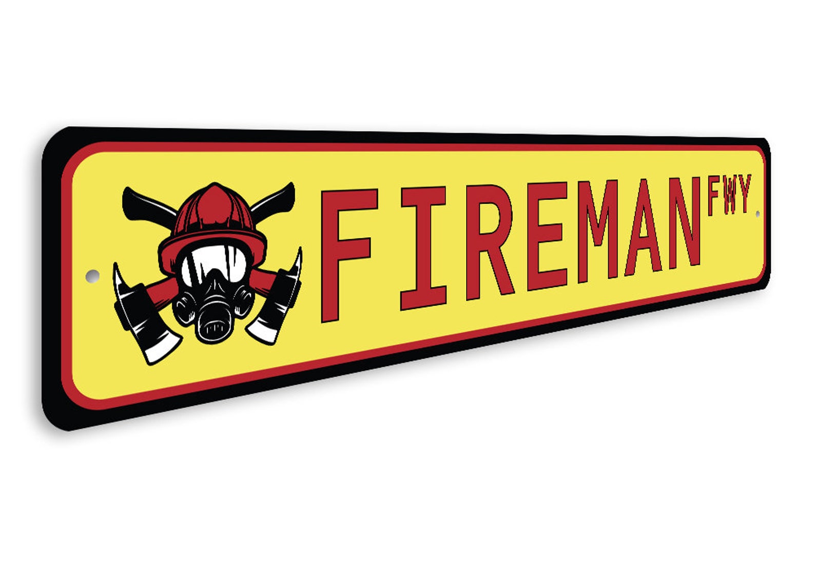 Fireman Sign Sign for Firefighter Fire Rescue Firefighter - Etsy