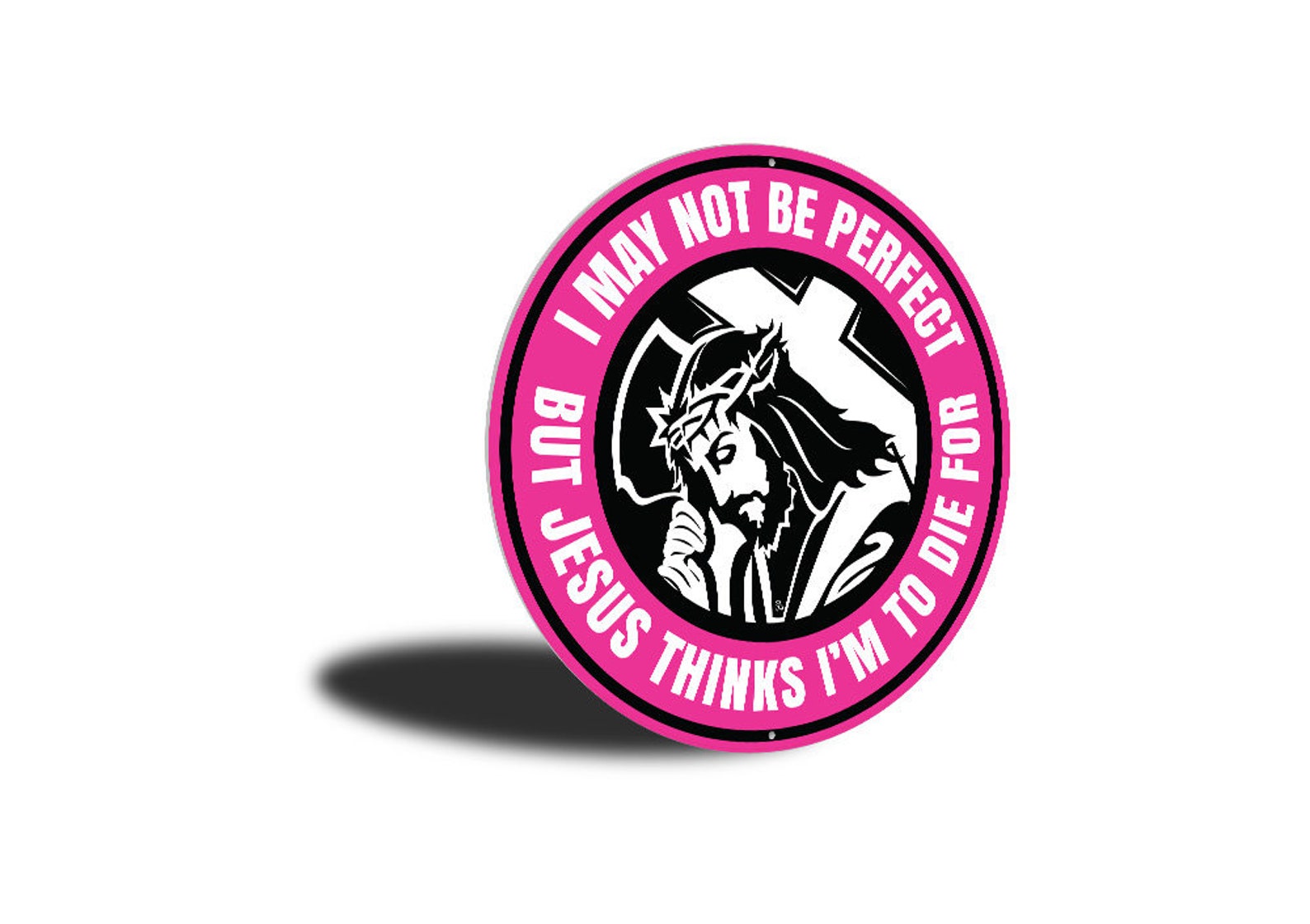 Cute Christian Sign Jesus is Alive Jesus Circle Jesus Sign | Etsy