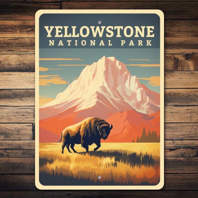 Yellowstone Sign - Etsy