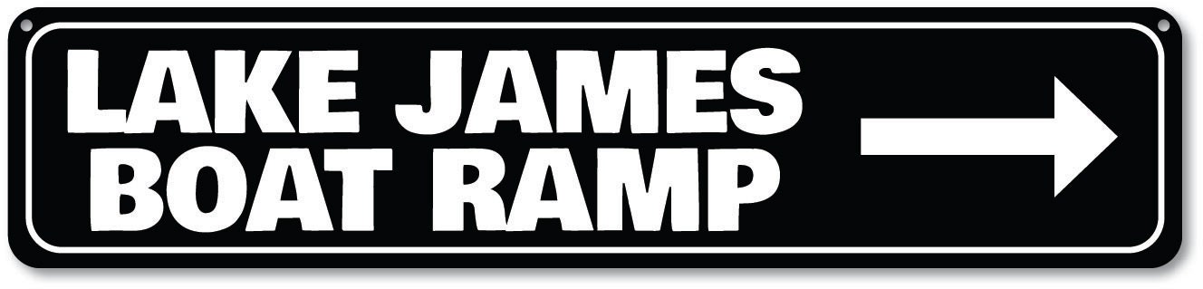 Boat Ramp Sign Custom Lake Sign Arrow Sign Lake House - Etsy