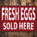 Fresh Eggs Sign Rustic Egg Sign Chicken Eggs Sign Chicken - Etsy