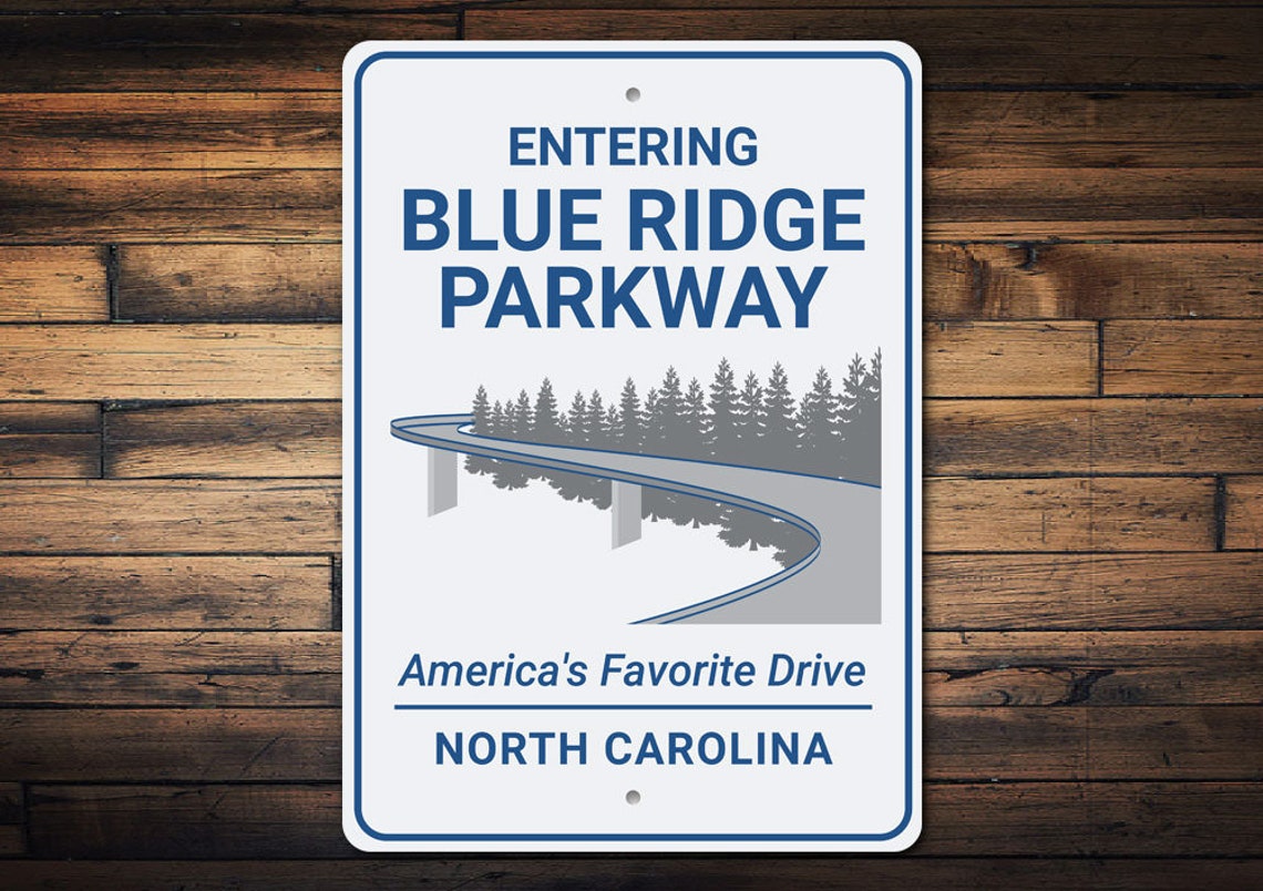 Blue Ridge Parkway Parkway Decor North Carolina Sign | Etsy