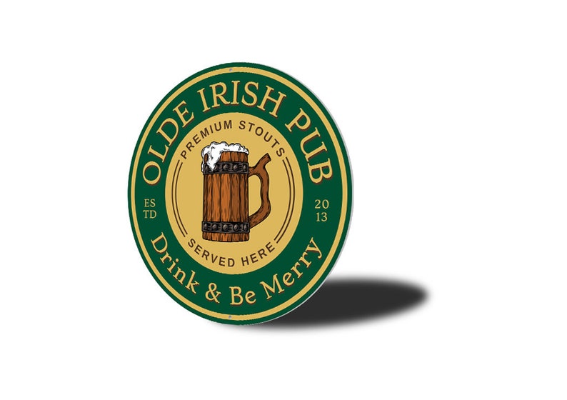 Irish Pub Sign Old Irish Pub Irish Decor Irish Drinking - Etsy