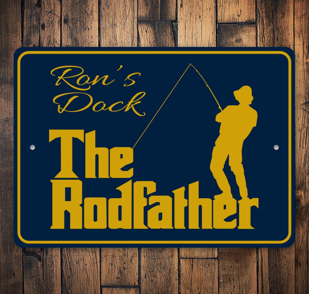 Dads Dock Sign Dads Fishing Dock Fishing Dock Fishing - Etsy