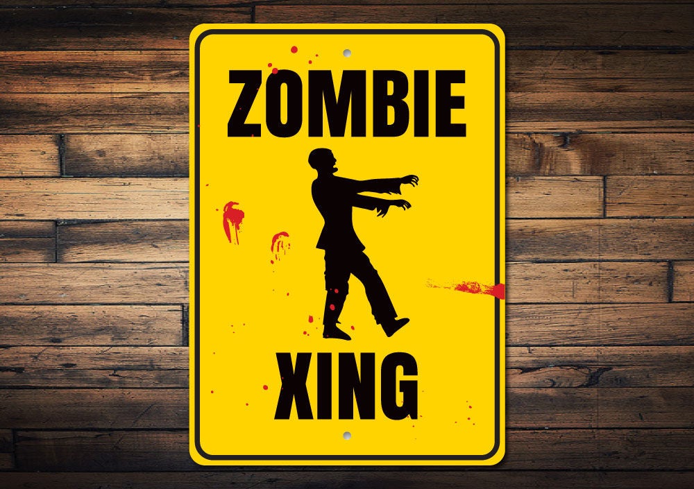 Funny Zombie Signs Wallpaper