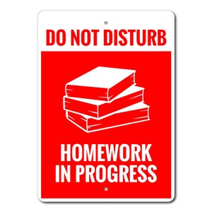Homework Sign, Teacher Gift, Teacher Decor, Homework Progress, Gift for ...