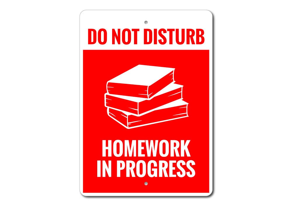 Homework Sign Teacher Gift Teacher Decor Homework Progress - Etsy