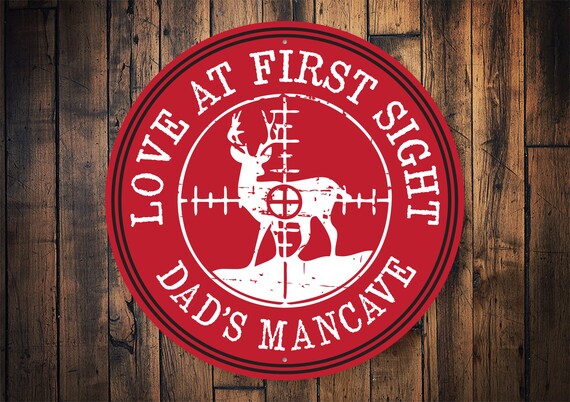 Hunting Man Cave Signs