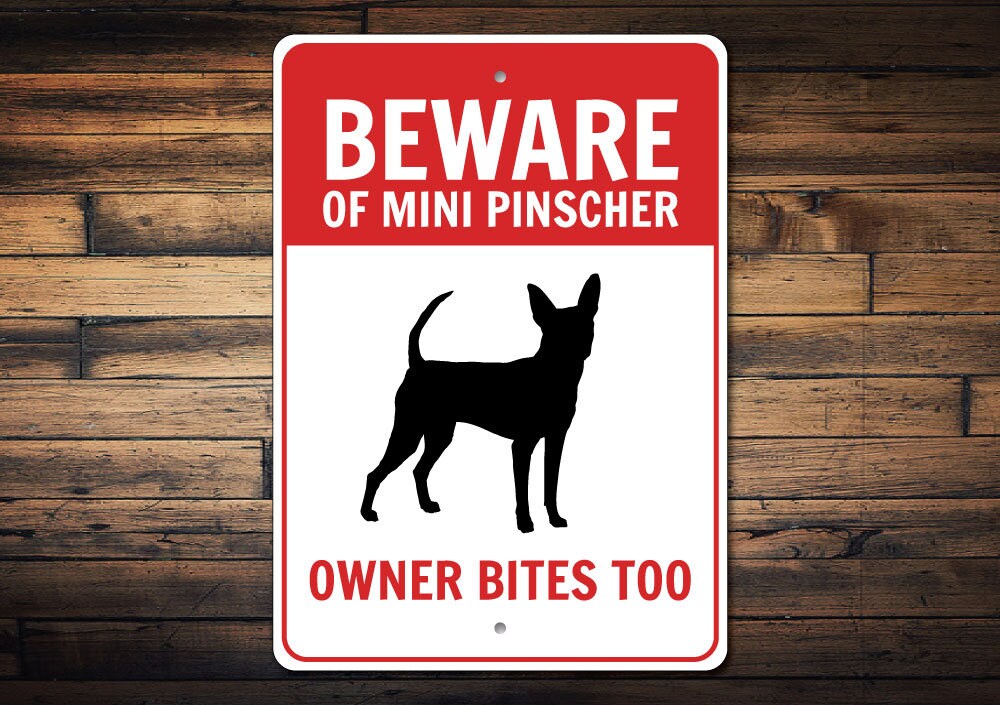 Mini Pinscher Sign Mini Pinscher Gift Mini Pinscher Decor - Etsy