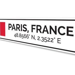 Paris France Sign, France Lovers Sign, French People Decor Sign ...