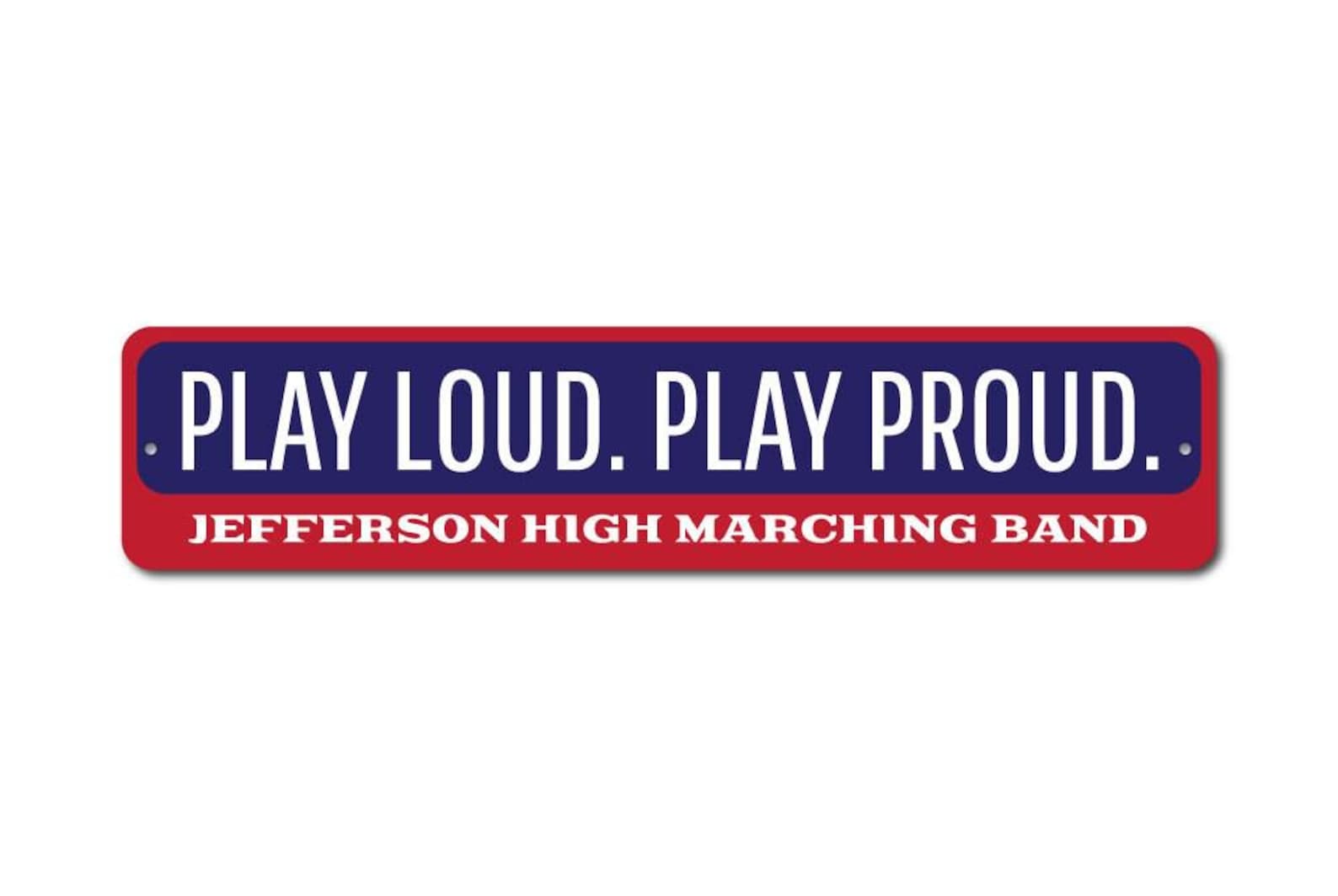 Play Music Sign, Loud & Proud Band Sign, Gift for Band Member, Marching ...