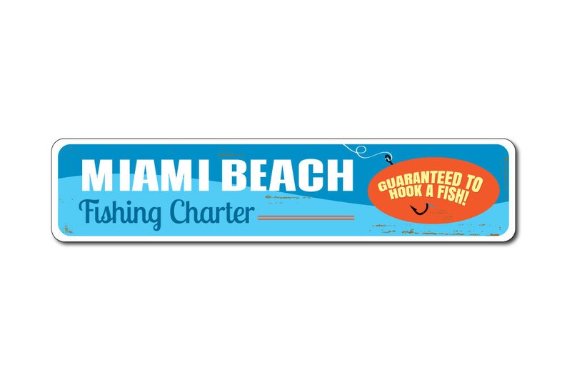 Fishing Charter Sign Fishing Boat Sign Custom Fishing Gift - Etsy