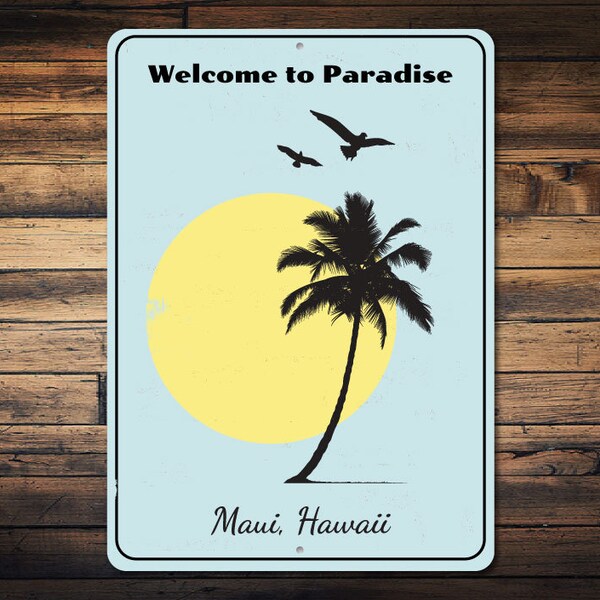 Paradise Sign - Etsy