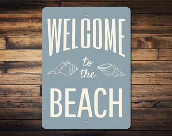 Shell Welcome Sign - Etsy