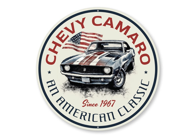 Chevy Camaro Sign American Classic Camaro Classic Camaro - Etsy