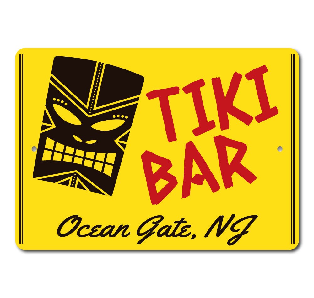 Tiki Bar Decor Tiki Man Sign Tiki Mask Sign Custom Tiki Bar - Etsy