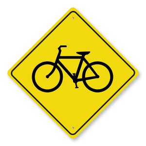 Bike Crossing Sign, Crossing Sign, Biker Decor, Biker Sign, Biker ...