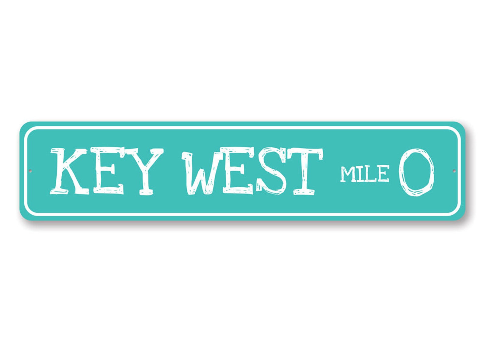 Key West Mile 0, Key West Loco, Key West Florida Sign, Beach Ocean Sign ...