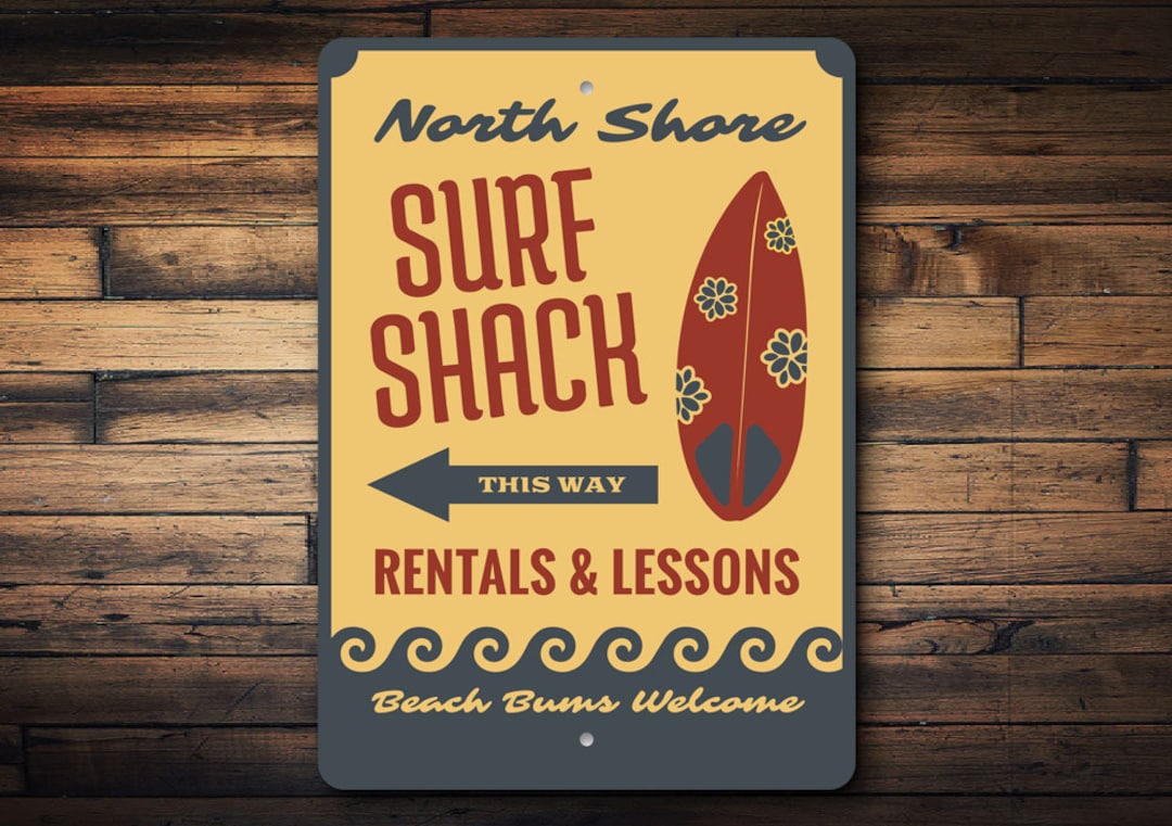 Surf Shack Sign, Shack Surf Decor, Surfboard Lovers, Surfboard Shops ...