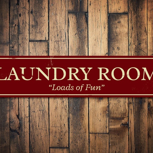 Laundry Room Loads of Fun Sign Personalized Laundry Room - Etsy