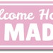 Welcome Home Baby Sign, Custom Newborn Name Decor, Personalized Metal ...