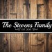 Family Est. Date Sign, Personalized Established Date Last Name Sign ...