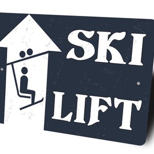 Ski Lift Sign, Ski Lodge Decor, Ski Resort, Skiing, Ski Sign, Ski Life ...