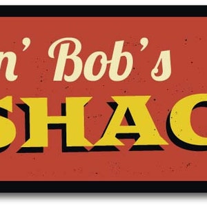 BBQ Shack Sign, Personalized Smokin' Best Ribs in Town Cook Name Sign ...