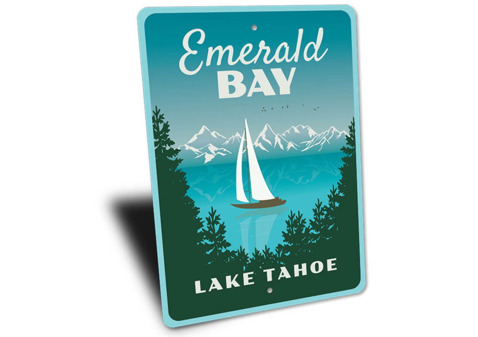 Emerald Bay Sign, Emerald Bay Life, Bay Living, by the Bay Sign, Bay ...