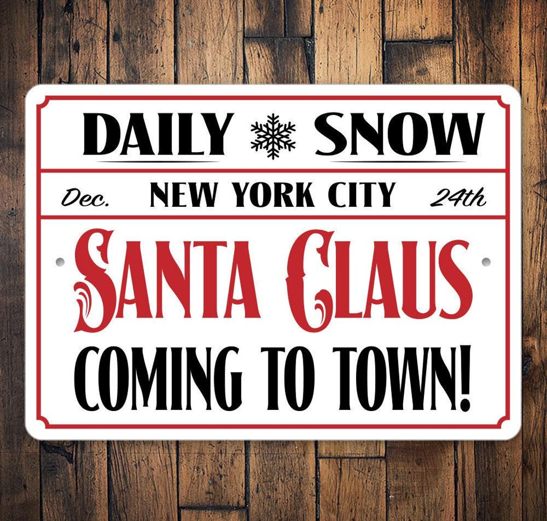 Daily Snow Sign, Funny Christmas Gift, Christmas Lovers, Christmas Sign ...