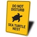 Sea Turtle Nest, Do Not Disturb Sign, Sea Turtle Decor, Metal Turtle ...
