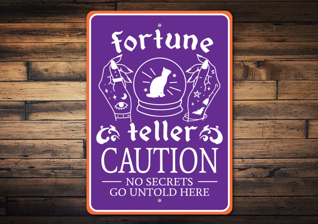 Fortune Teller House Sign, Fortune Teller, Cute Halloween Sign ...