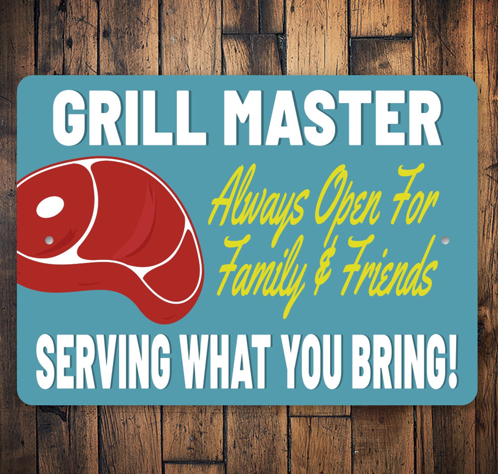Grill Master Sign Custom Grill Sign Custom Grill Decor Cook - Etsy