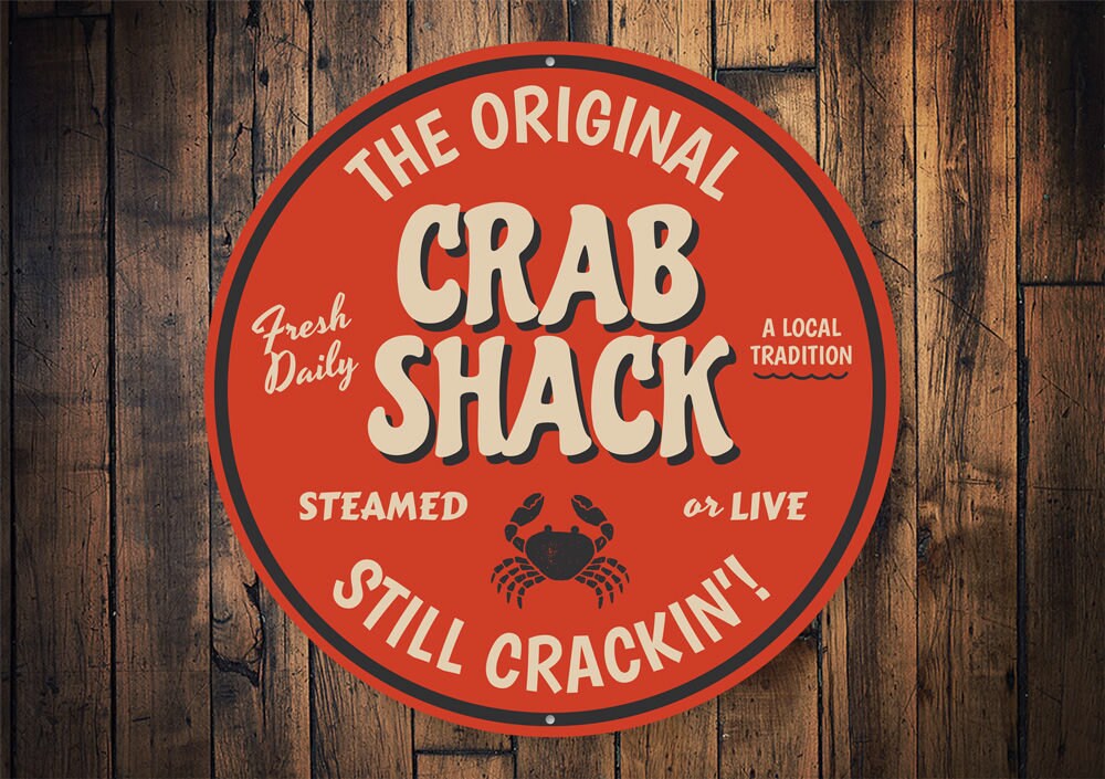 Crab Shack Sign Beach Crab Shack Sill Crackin Sign Crab - Etsy