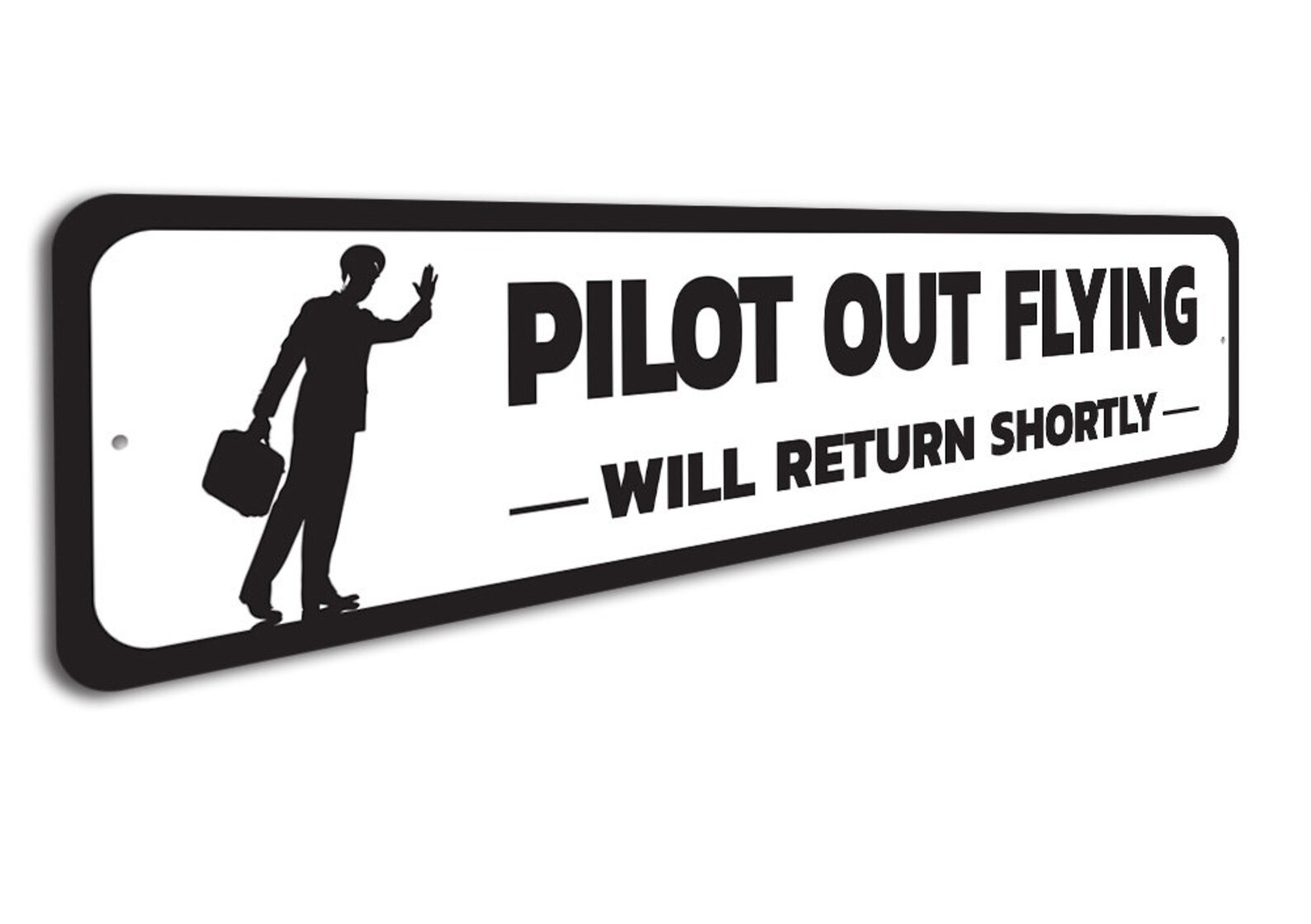 Pilot Out Flying Pilot Gone Sign Out Flying Sign Pilot - Etsy