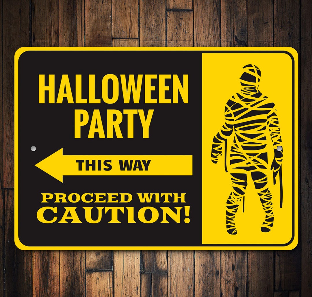 Halloween Party, Halloween Lovers, Scary Halloween Sign, Scary Party ...