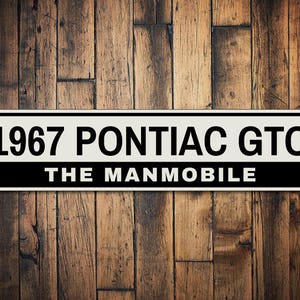 Gto Parking Sign Gto Signs Pontiac Gto Gto Sign Gto Gift - Etsy