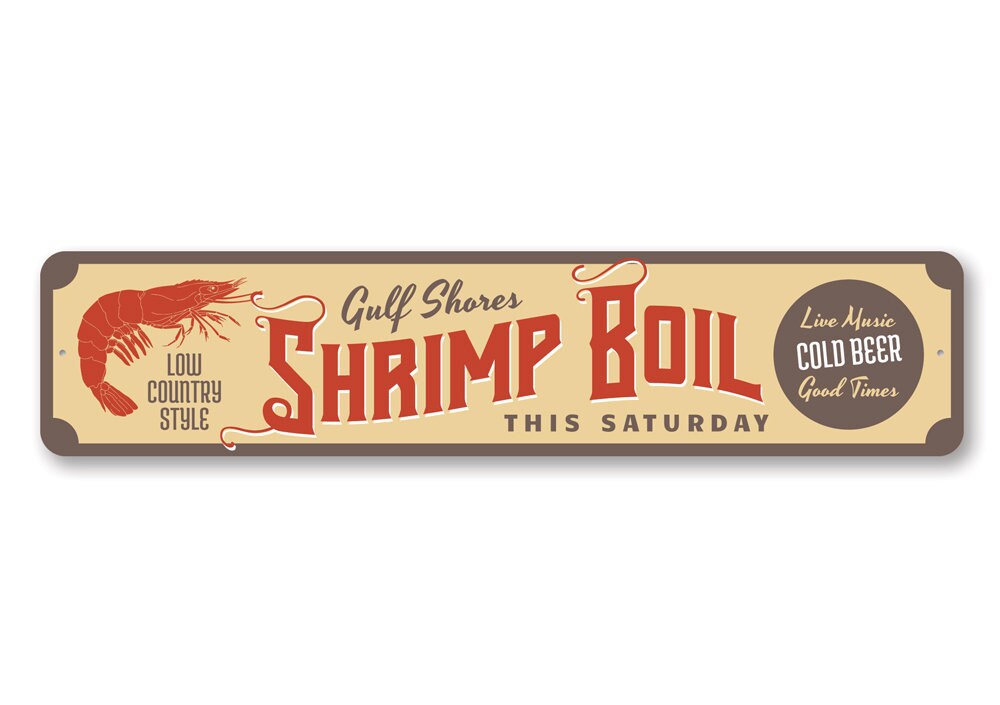 Shrimp Signs, Shrimp Eaters, Shrimp Boil Sign, Gulf Shores, Ocean ...