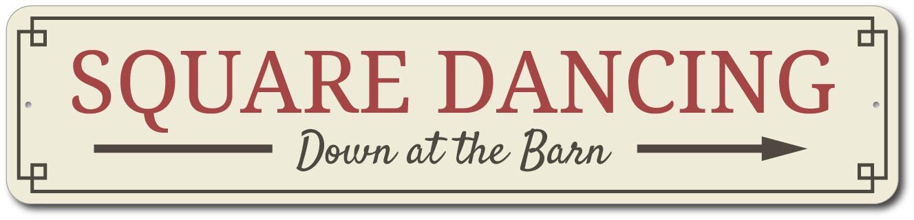 Square Dancing Sign Square Dancing Decor Square Dancer Gift | Etsy