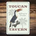Toucan Decor, Toucan Sign, Toucan Lover Gift, Toucan Tavern Sign ...