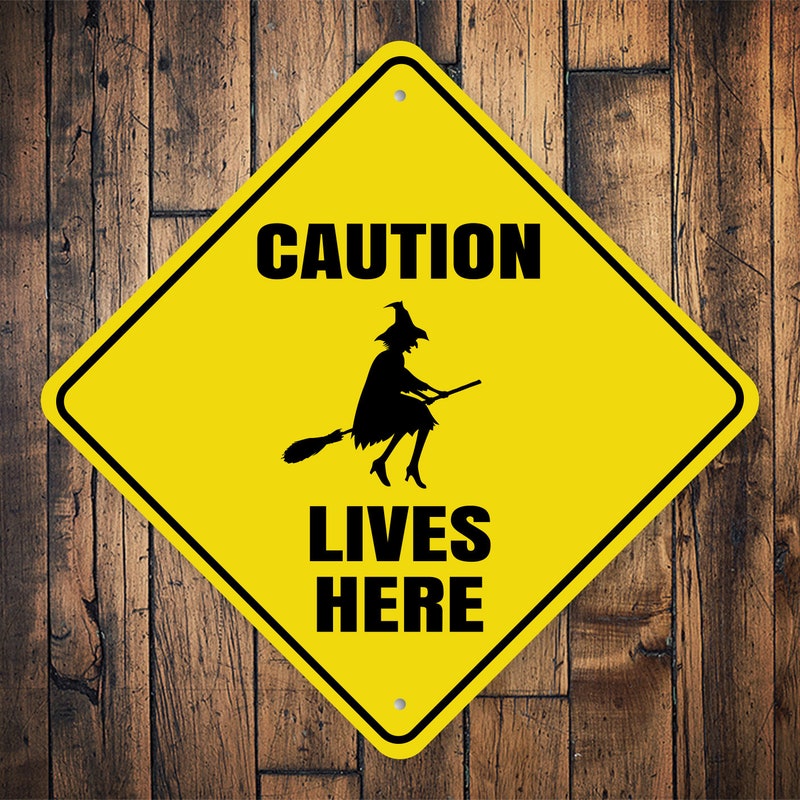 Witch Lives Here Sign - Etsy
