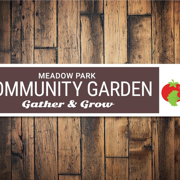Community Garden Signs - Etsy